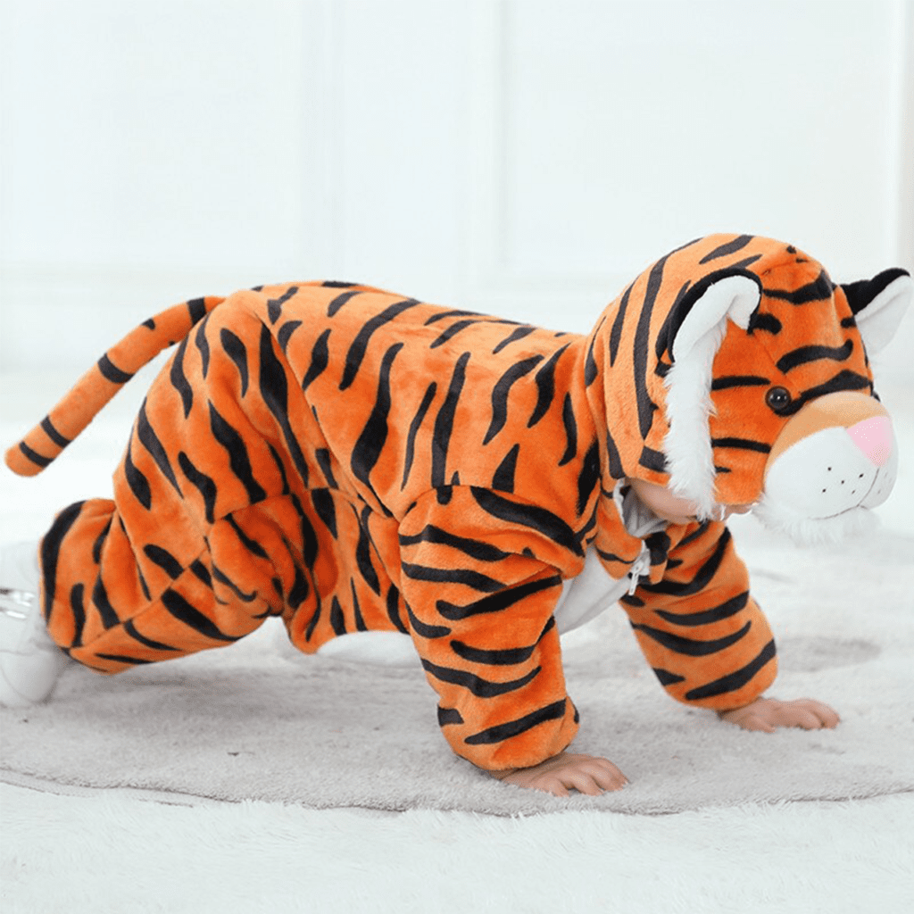 Tiger Baby Onesie - Newborn Tiger Jumpsuit