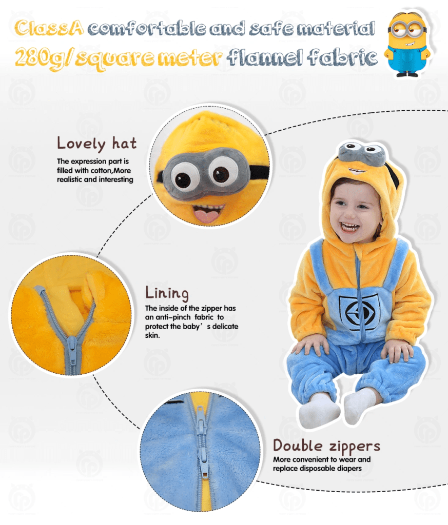 Little Minion Baby Jumpsuit - Unisex Onesie